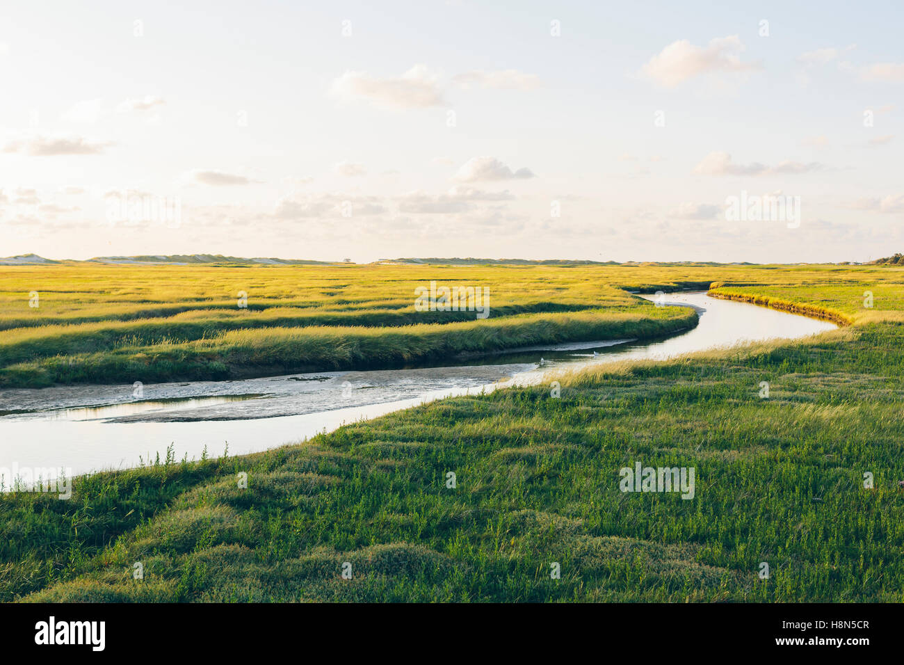 Rural landscape with river Stock Photo - Alamy