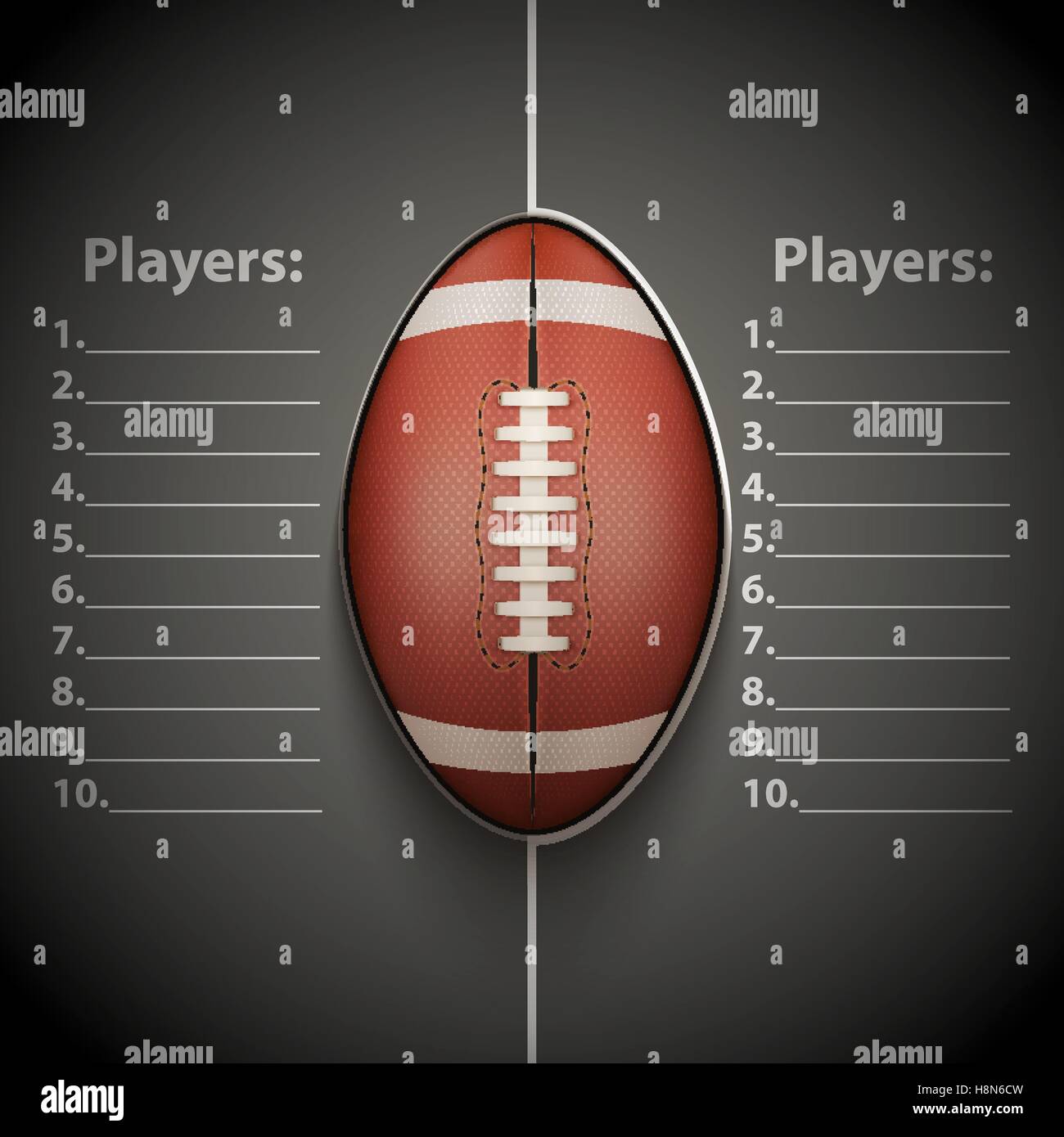 American football detail Stock Vector Images - Alamy