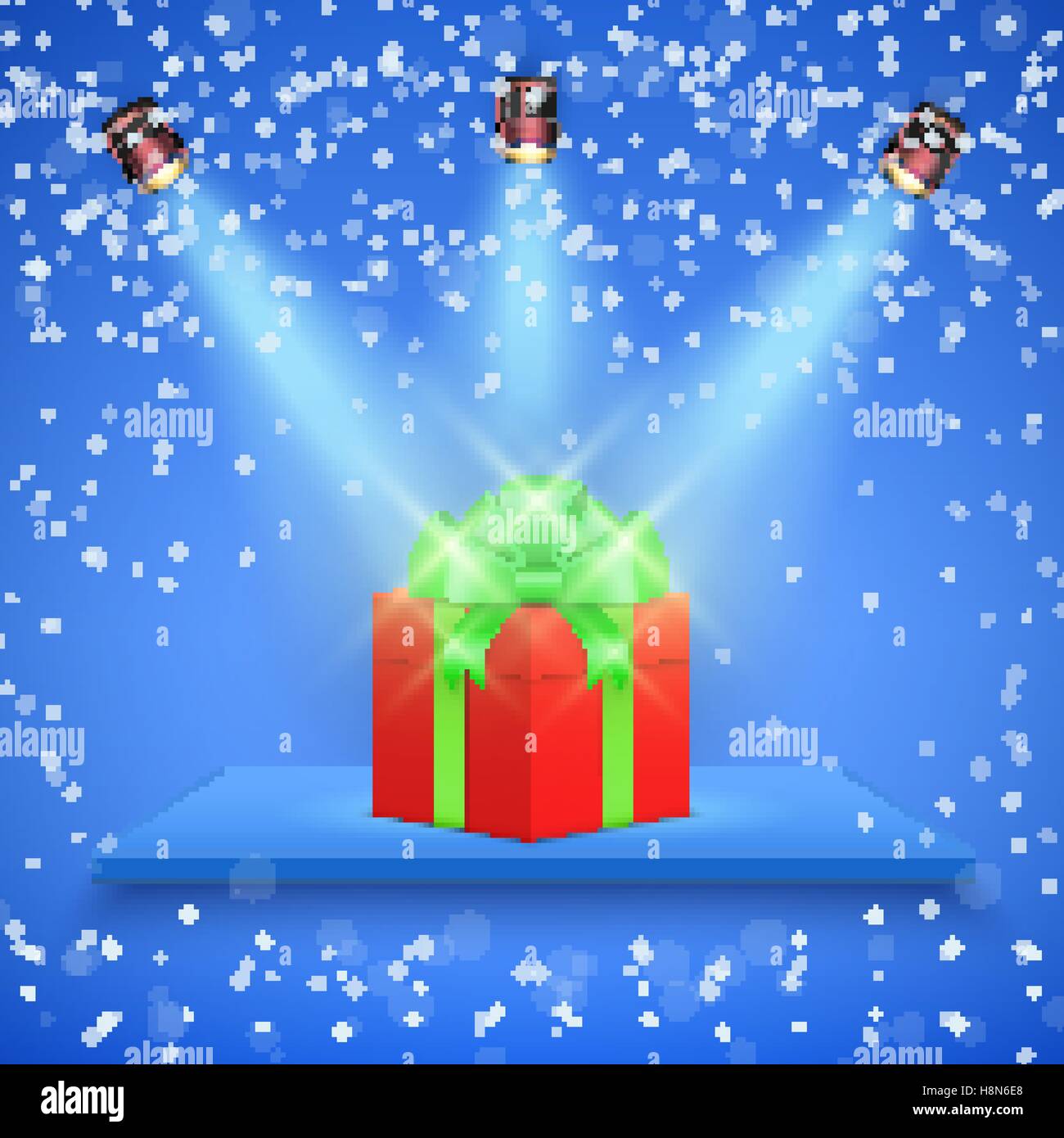 Bright red box Stock Vector Images - Alamy