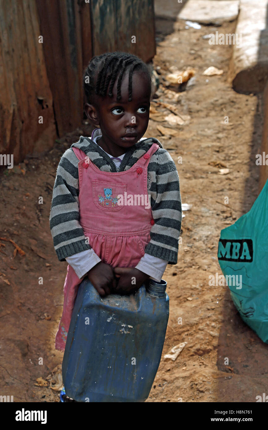 Life in Kibera Slum, Nairobi, Kenya Stock Photo - Alamy