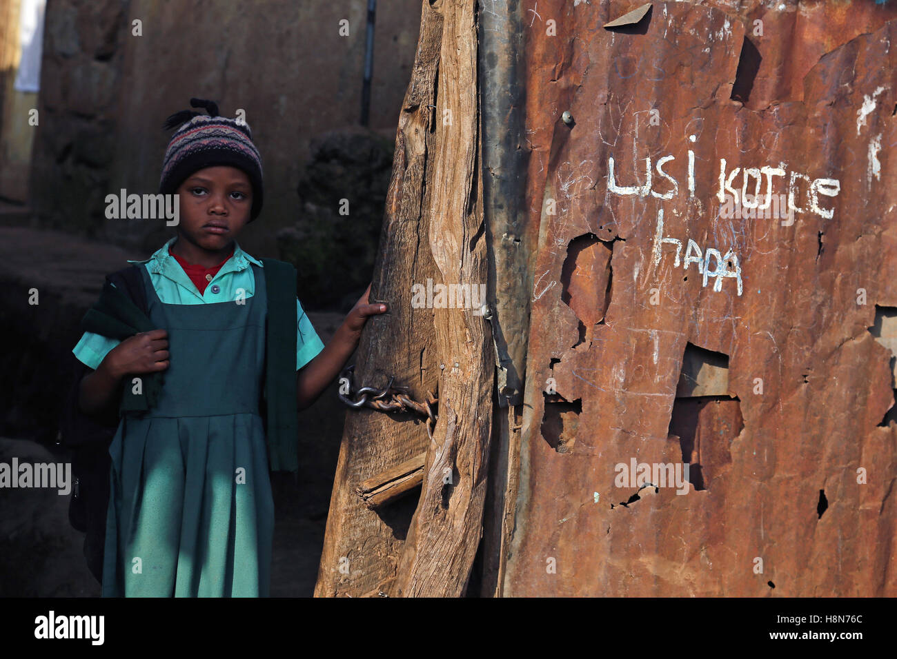 Life in Kibera Slum, Nairobi, Kenya Stock Photo - Alamy
