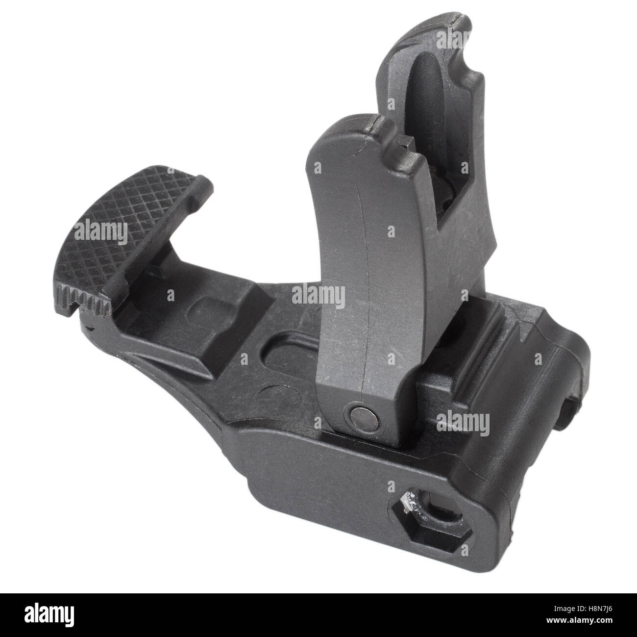 Front sights for a semi automatic rifle that are upright on white Stock ...