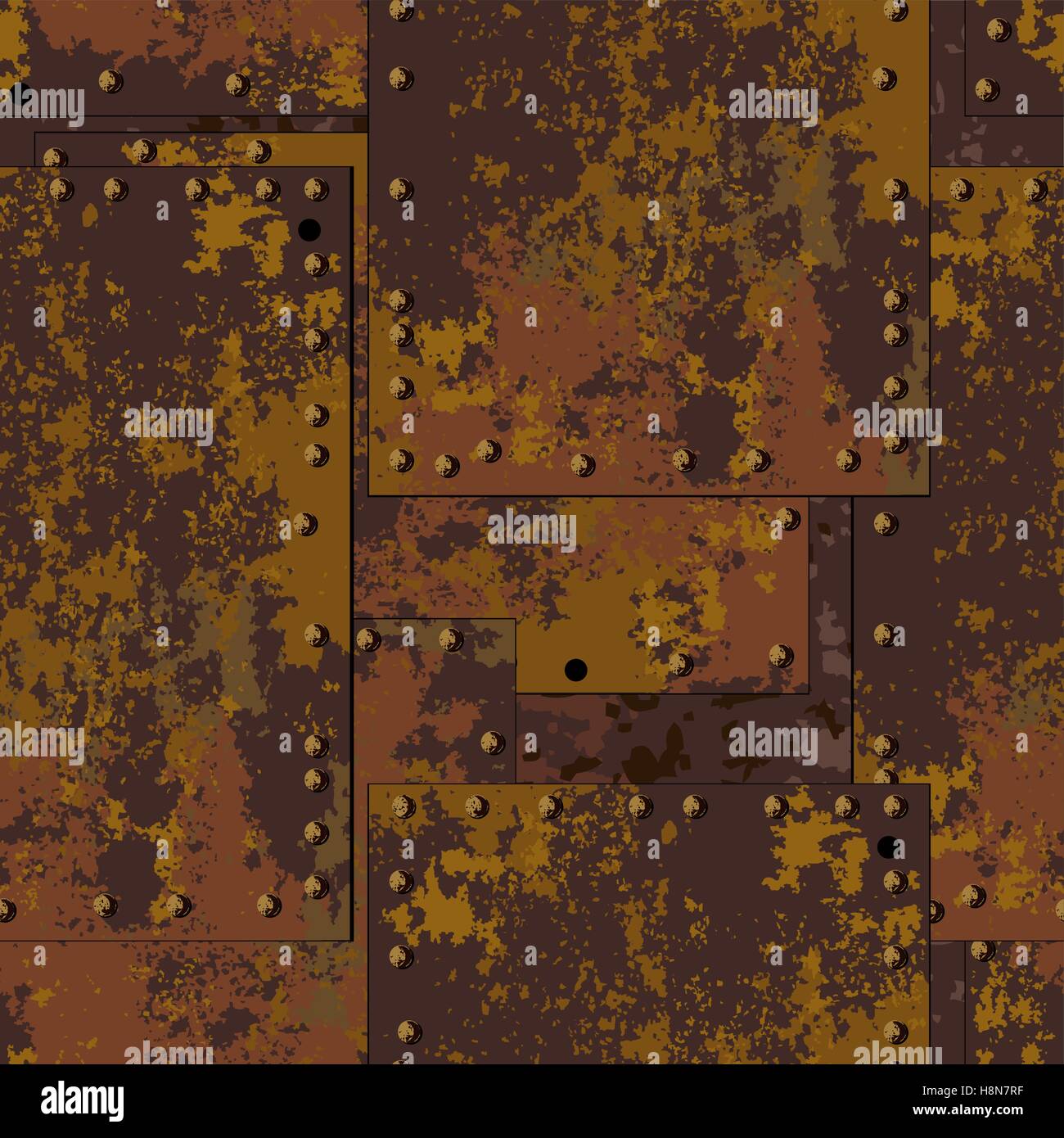 Rust plate background Stock Vector Image & Art - Alamy