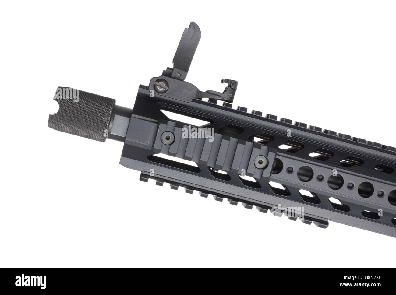 Muzzle on a rifle Cut Out Stock Images & Pictures - Alamy