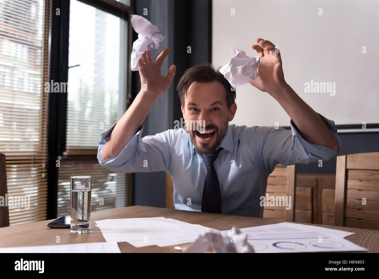Furious angry man losing his temper Stock Photo - Alamy