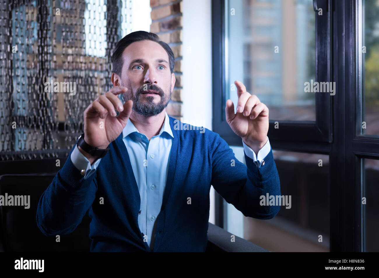Always in touch handsome hi-res stock photography and images - Alamy