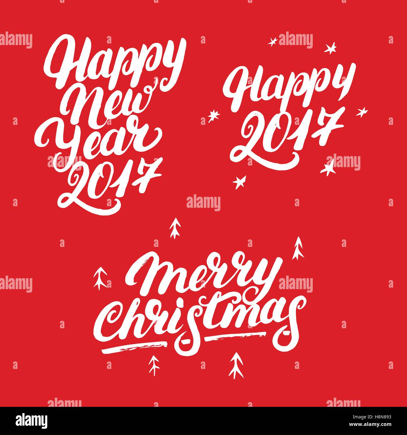 Happy new year 2017 Stock Vector Images - Alamy