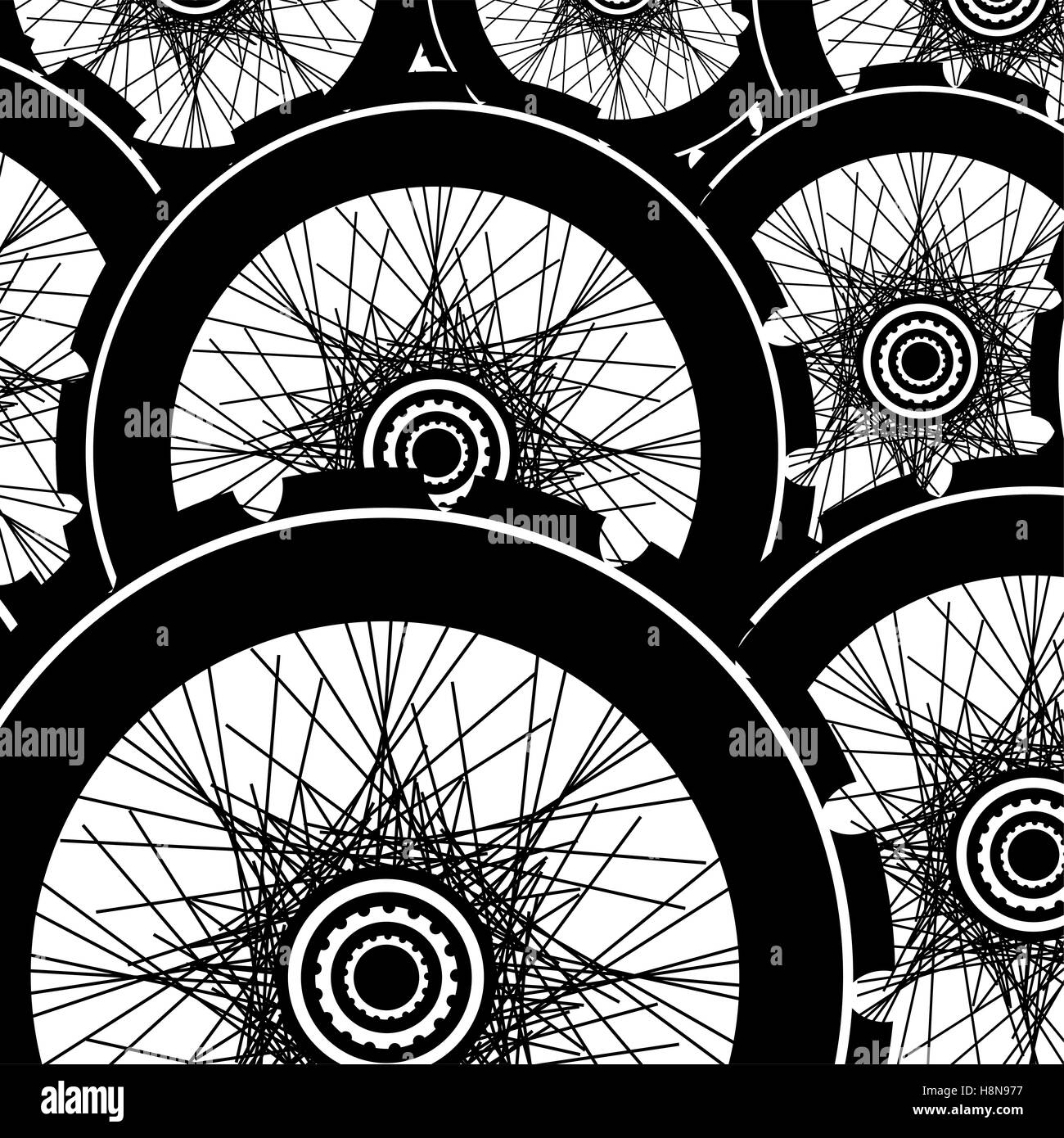 Bicycle wheel, bike wheels background pattern Stock Photo - Alamy