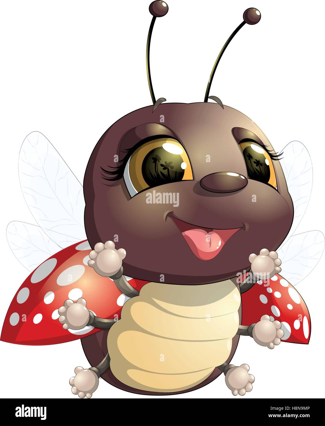Cute Ladybug Cartoon