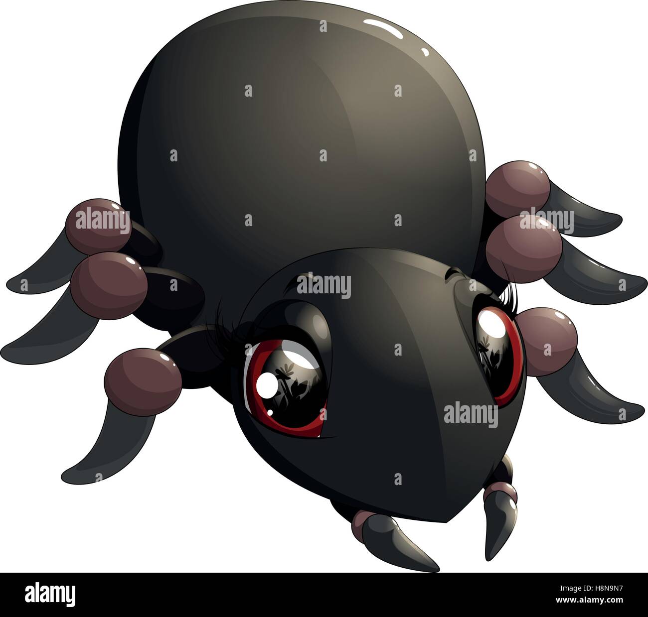 Spider cartoon hi-res stock photography and images - Alamy