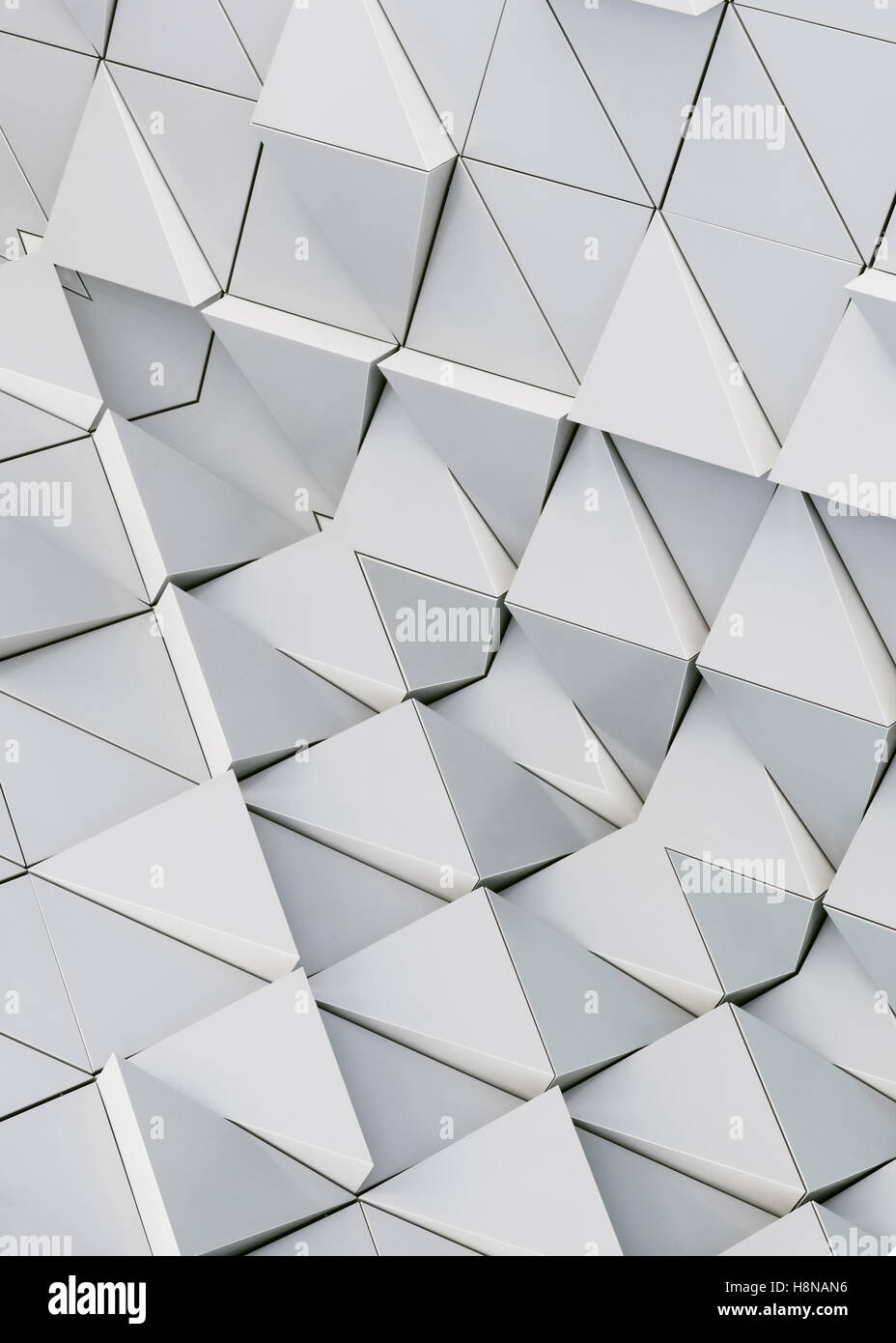 Abstract 3d illustration architectural pattern Stock Photo - Alamy