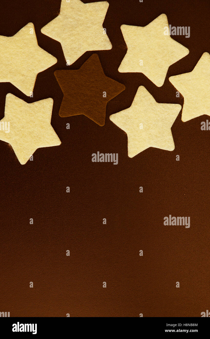 white stars over brown blue background Stock Photo - Alamy