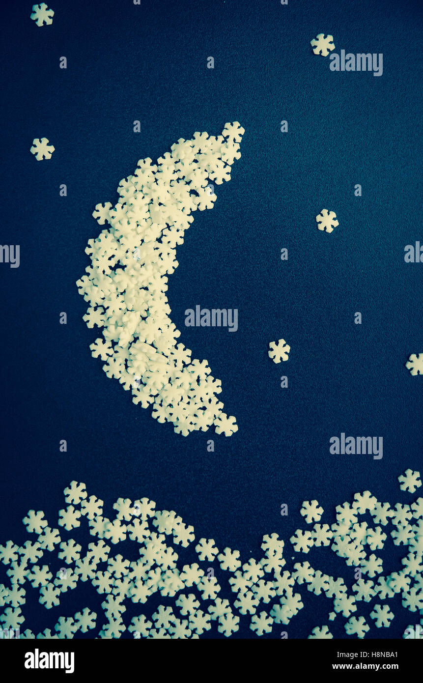 white moon over dark gray background Stock Photo - Alamy