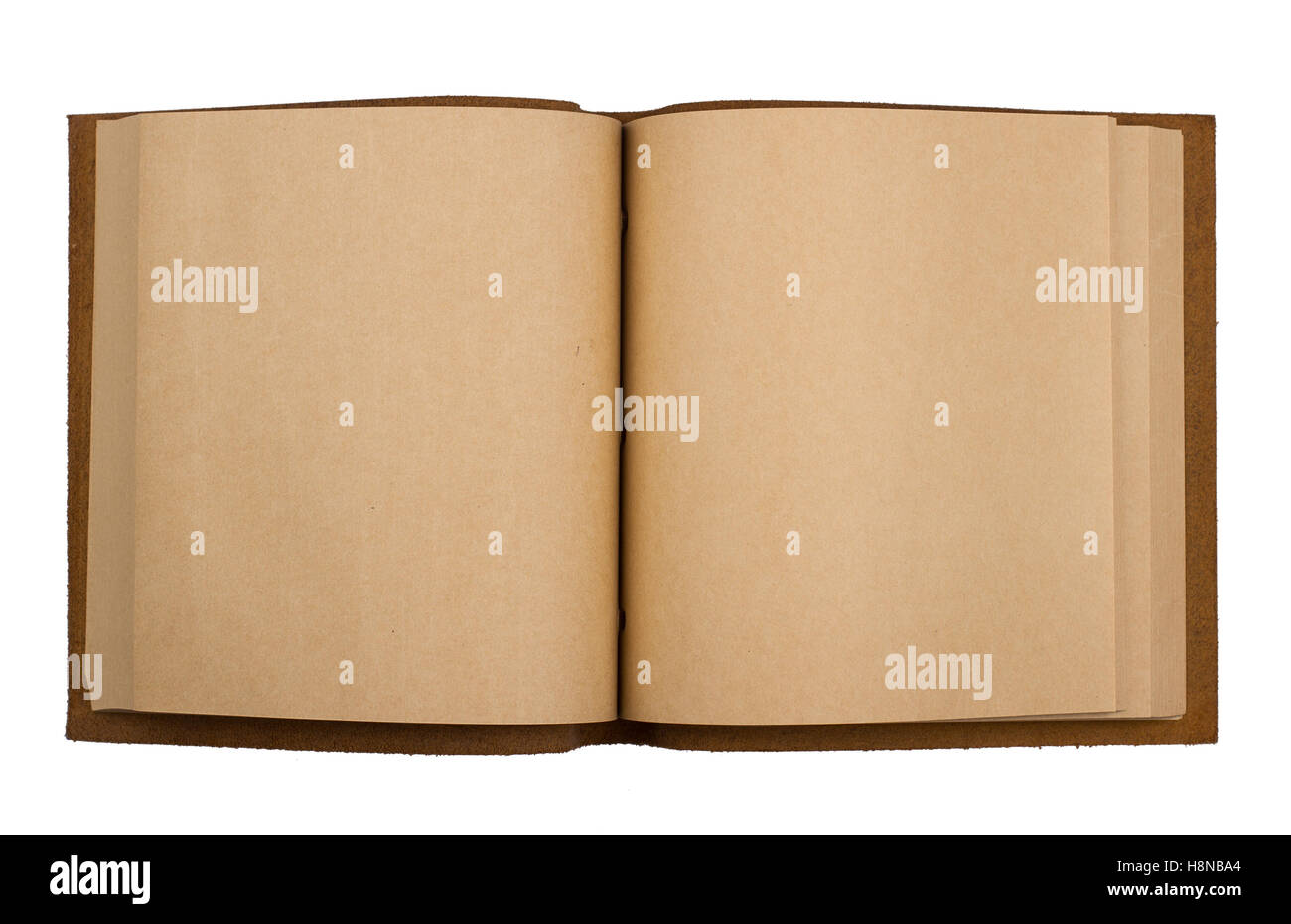 Old book open view Cut Out Stock Images & Pictures - Alamy