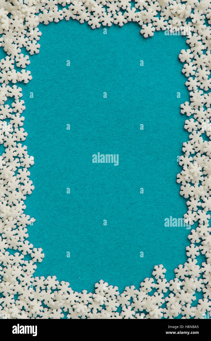 white stars frame over blue background Stock Photo - Alamy