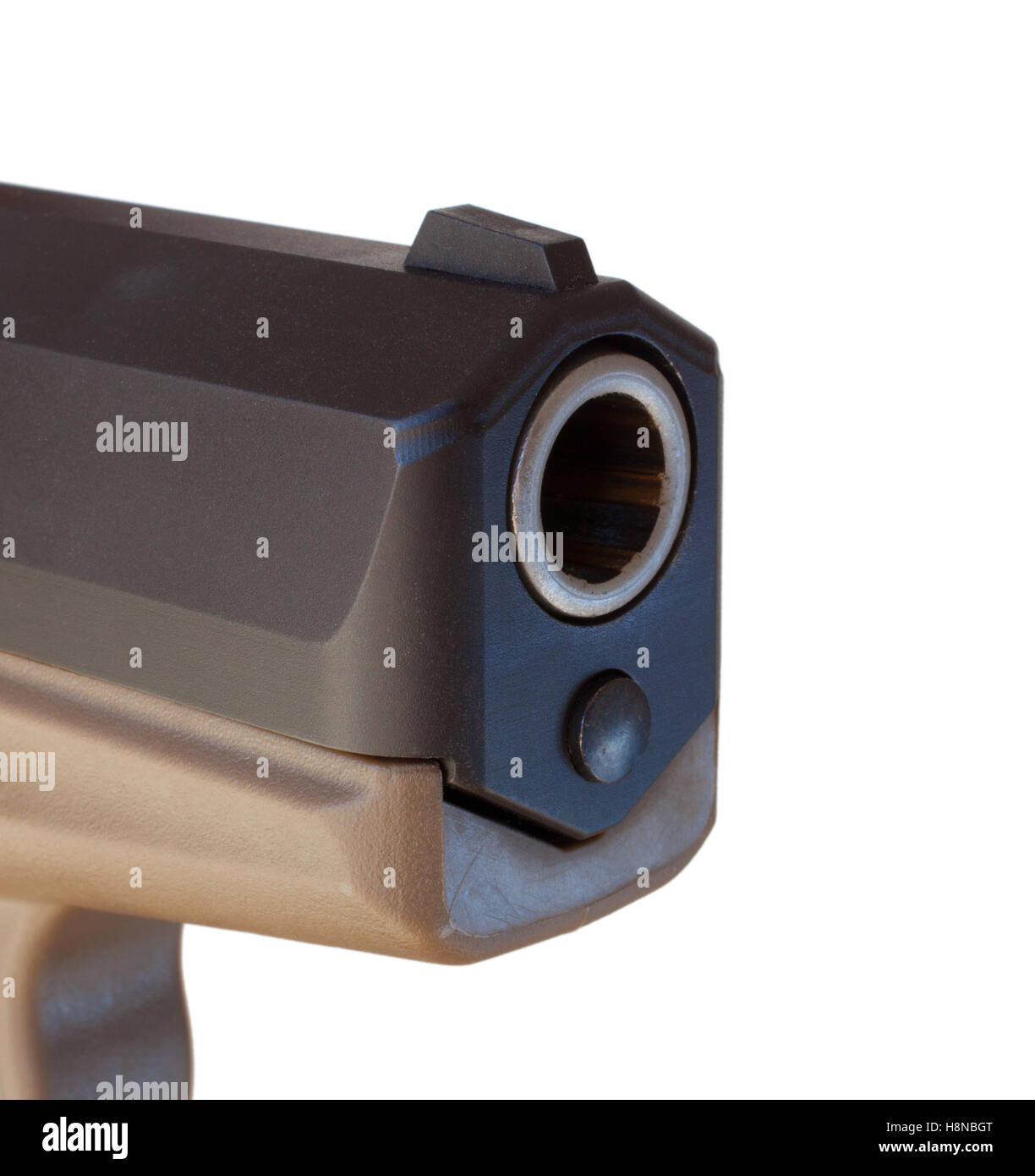 Handgun barrel front sight hi-res stock photography and images - Alamy