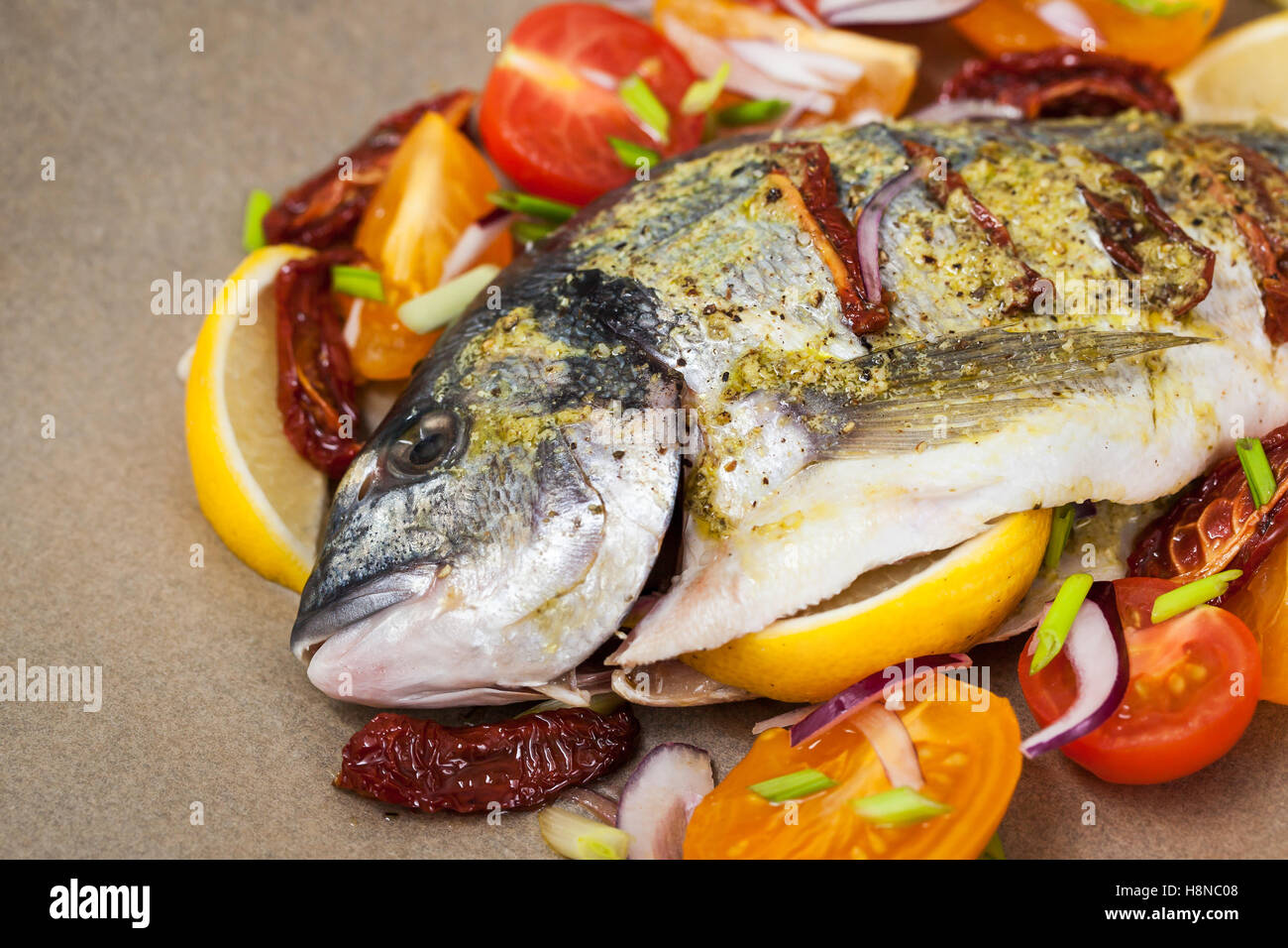 Roasted bream hi-res stock photography and images - Alamy