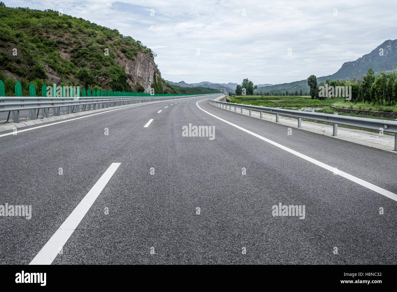 Road and mountains in Beijing, China Stock Photo - Alamy