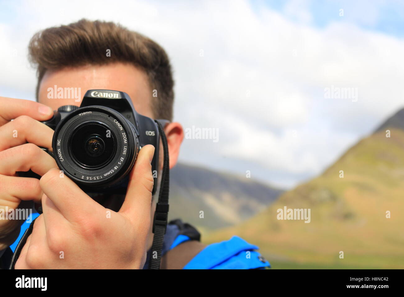 Man camera close up hi-res stock photography and images - Alamy