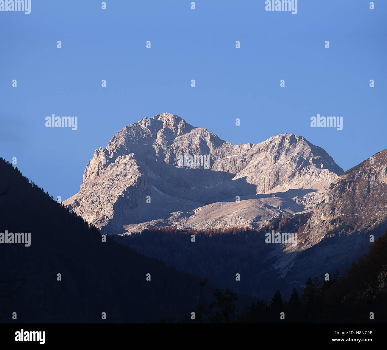 Mount Triglav in the Slovenian National Park Stock Photo - Alamy