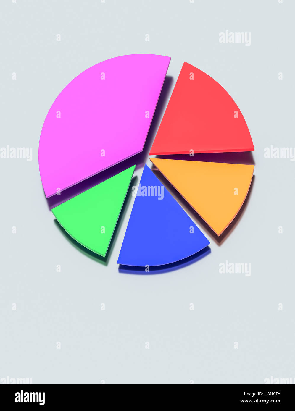 Colorful pie charts hi-res stock photography and images - Alamy