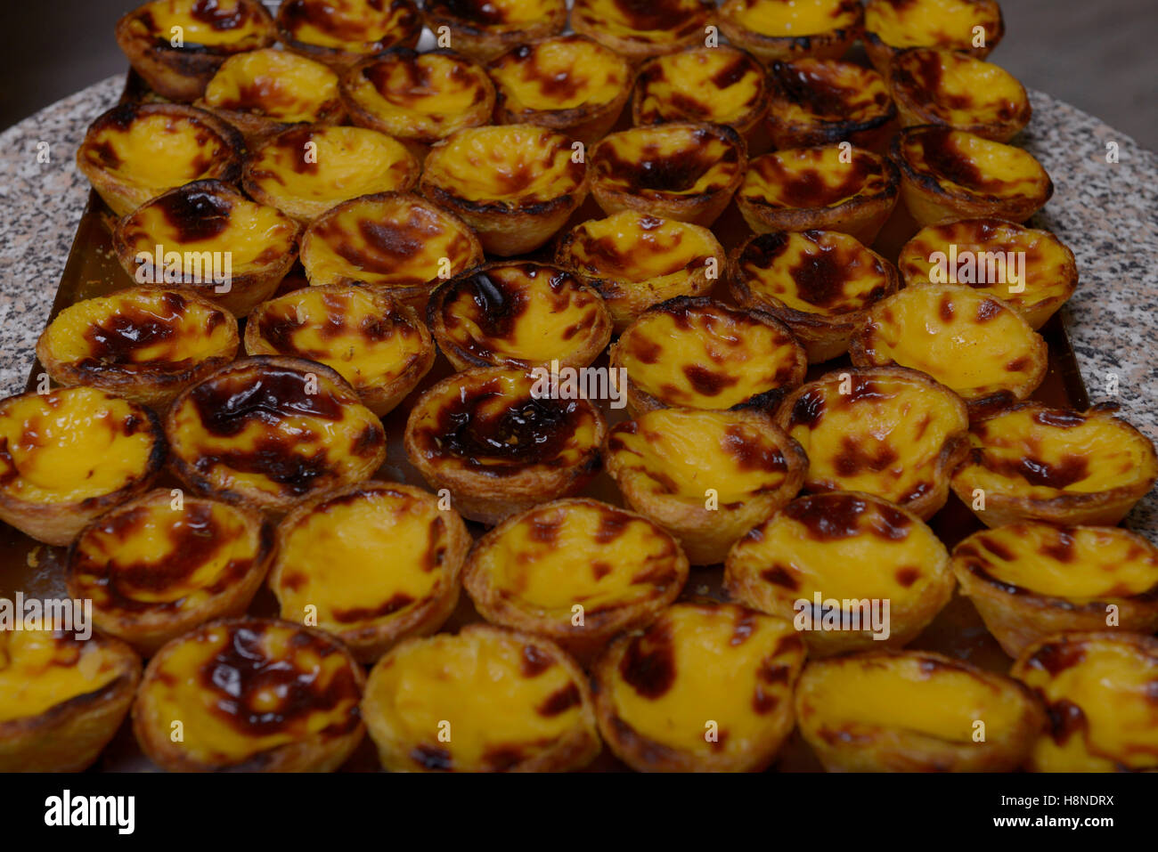 Pasteis de nata cakes, custard cakes Stock Photo - Alamy