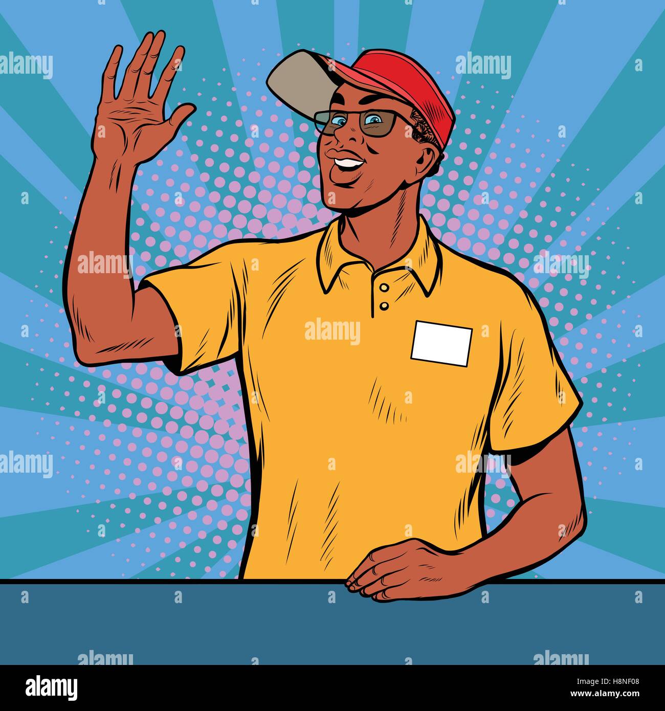 Concept american fast food Stock Vector Images - Alamy