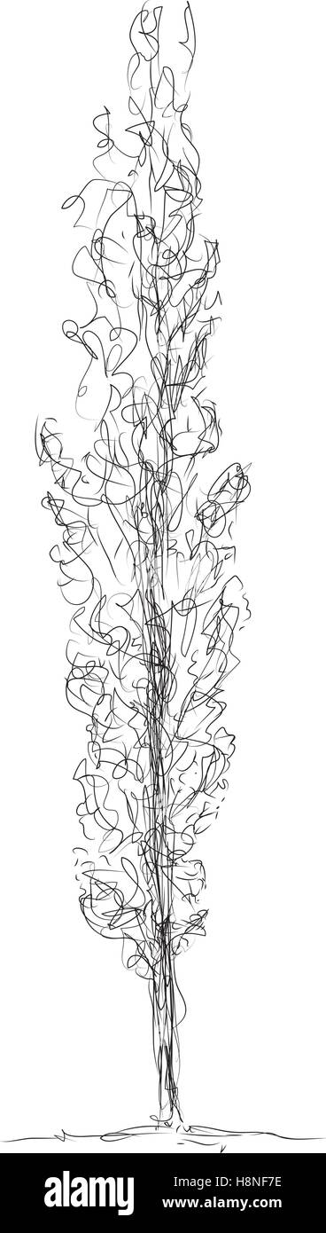 Sketched landscape Black and White Stock Photos & Images - Alamy