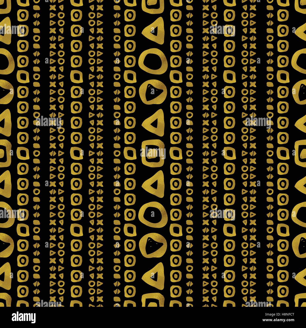 Geometric black and gold seamless pattern Stock Vector Image & Art - Alamy