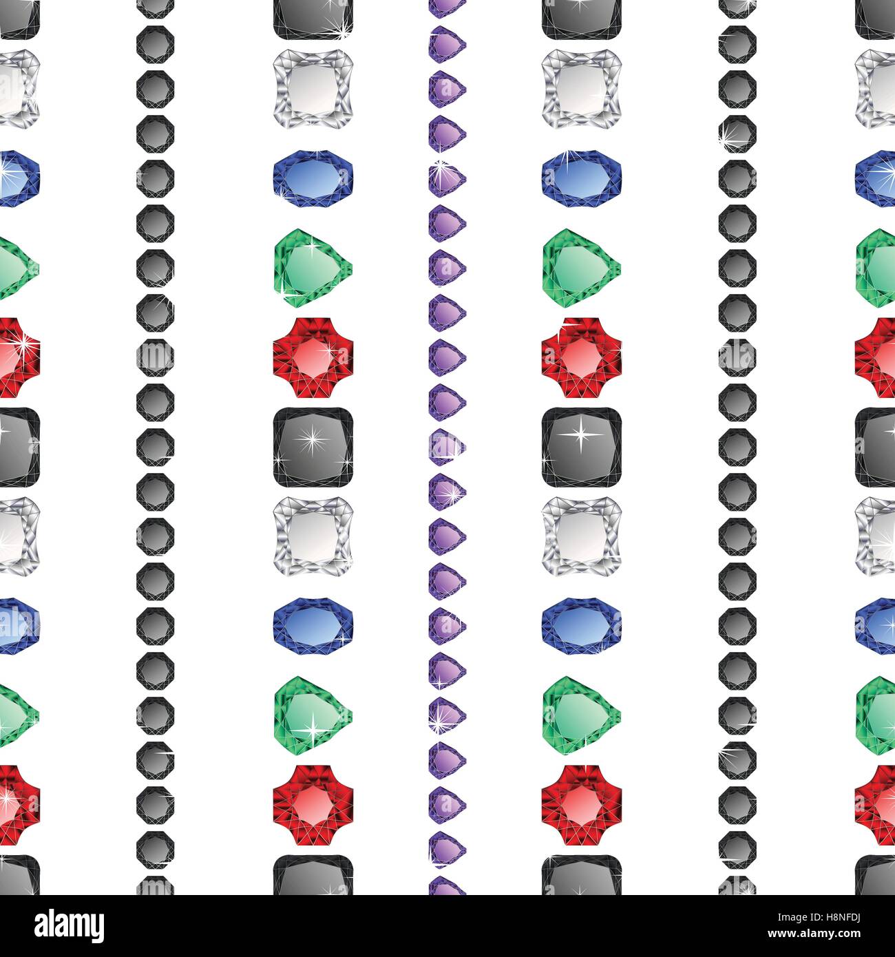 Diamonds seamless pattern Stock Vector Image & Art - Alamy