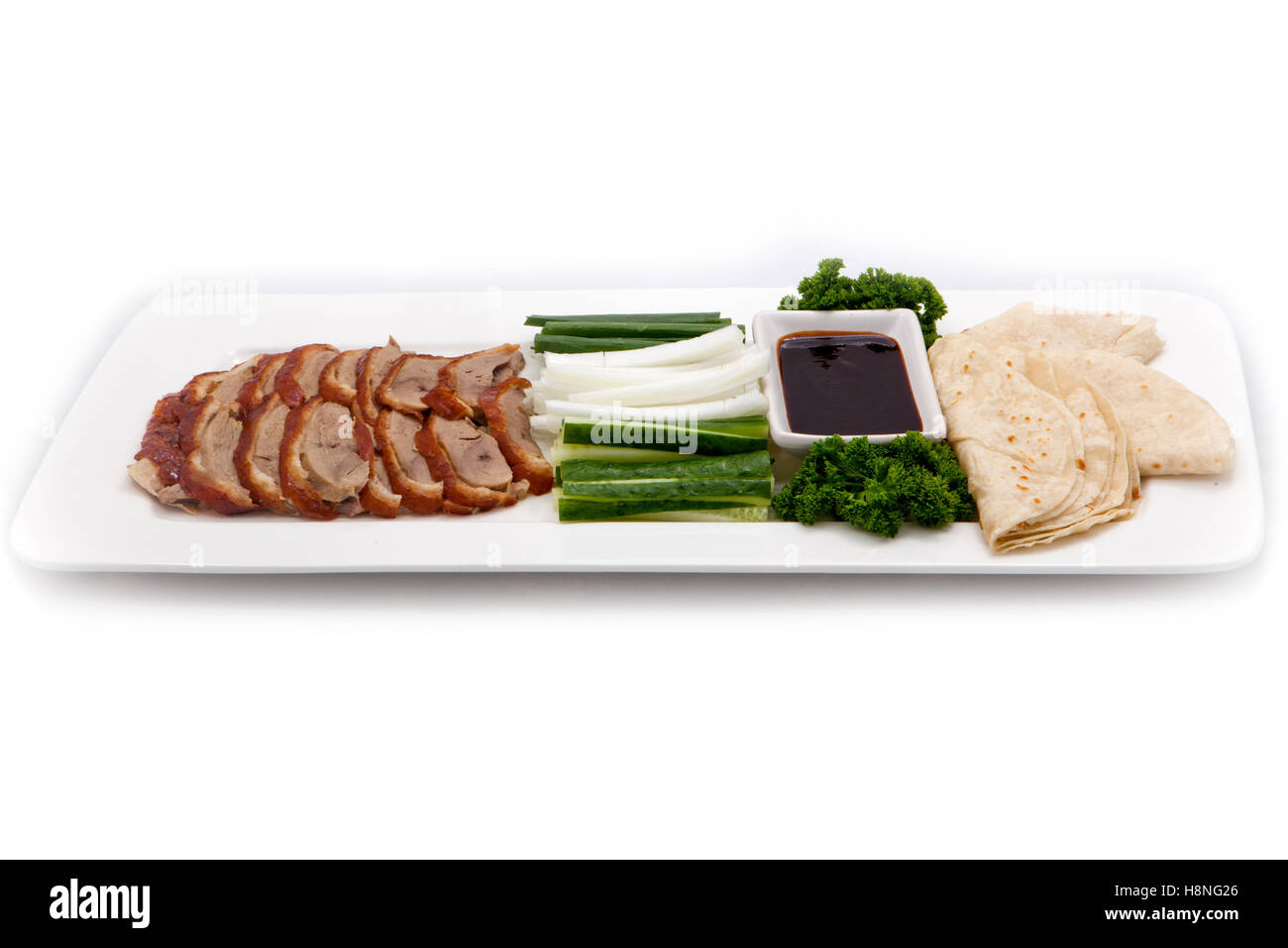 Asian cuisine dish Peking duck Stock Photo - Alamy