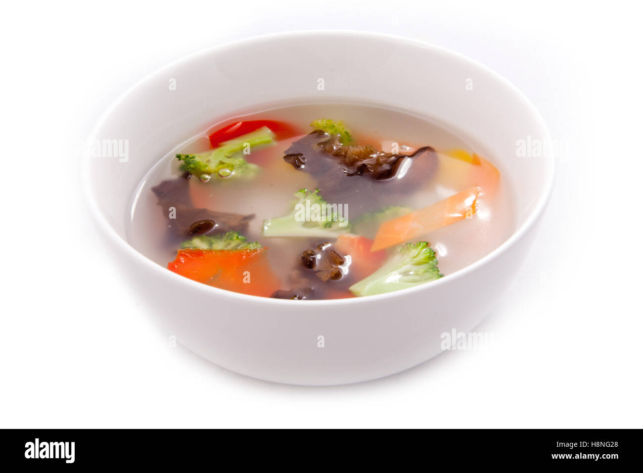 Clear bowl soup Cut Out Stock Images & Pictures - Alamy