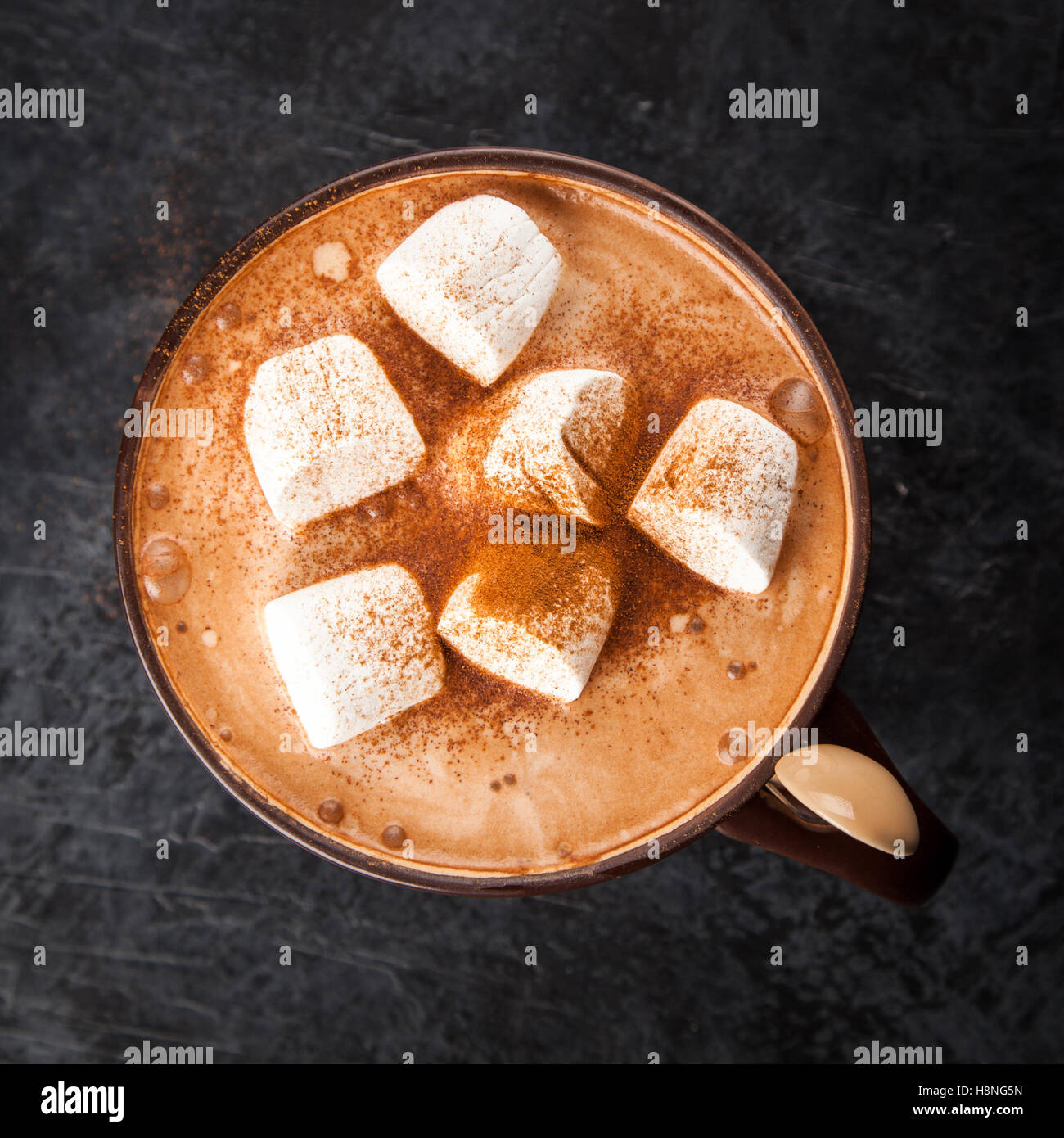 Cup of hot chocolate Stock Photo - Alamy