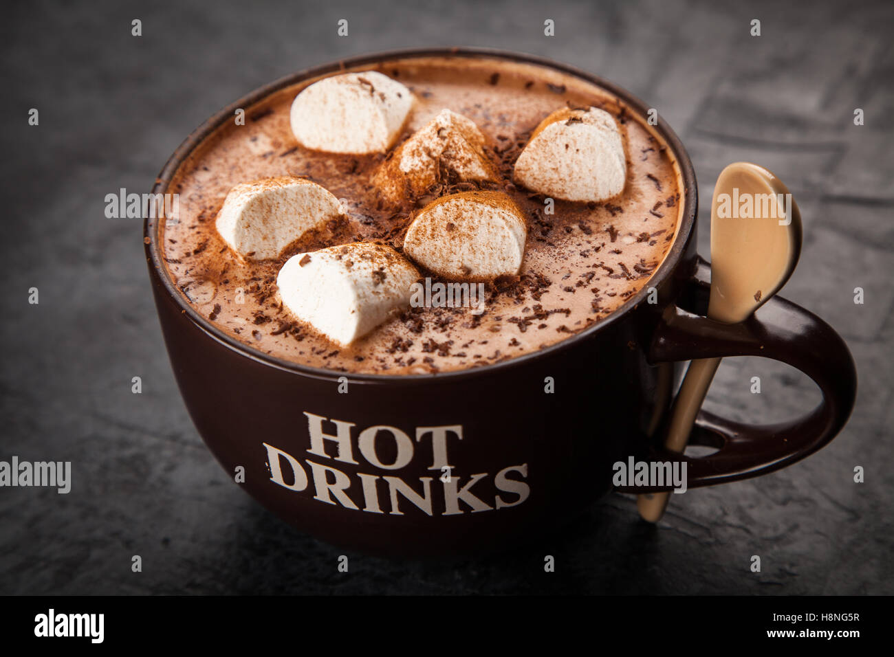 Cup of hot chocolate Stock Photo - Alamy