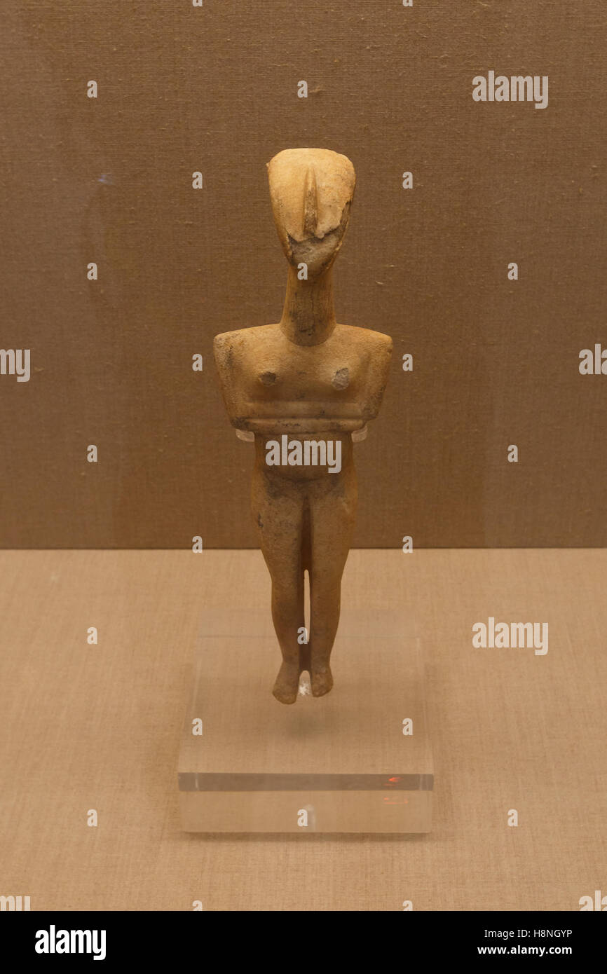 Museum of Prehistoric Thera in Fira, Santorini Stock Photo - Alamy