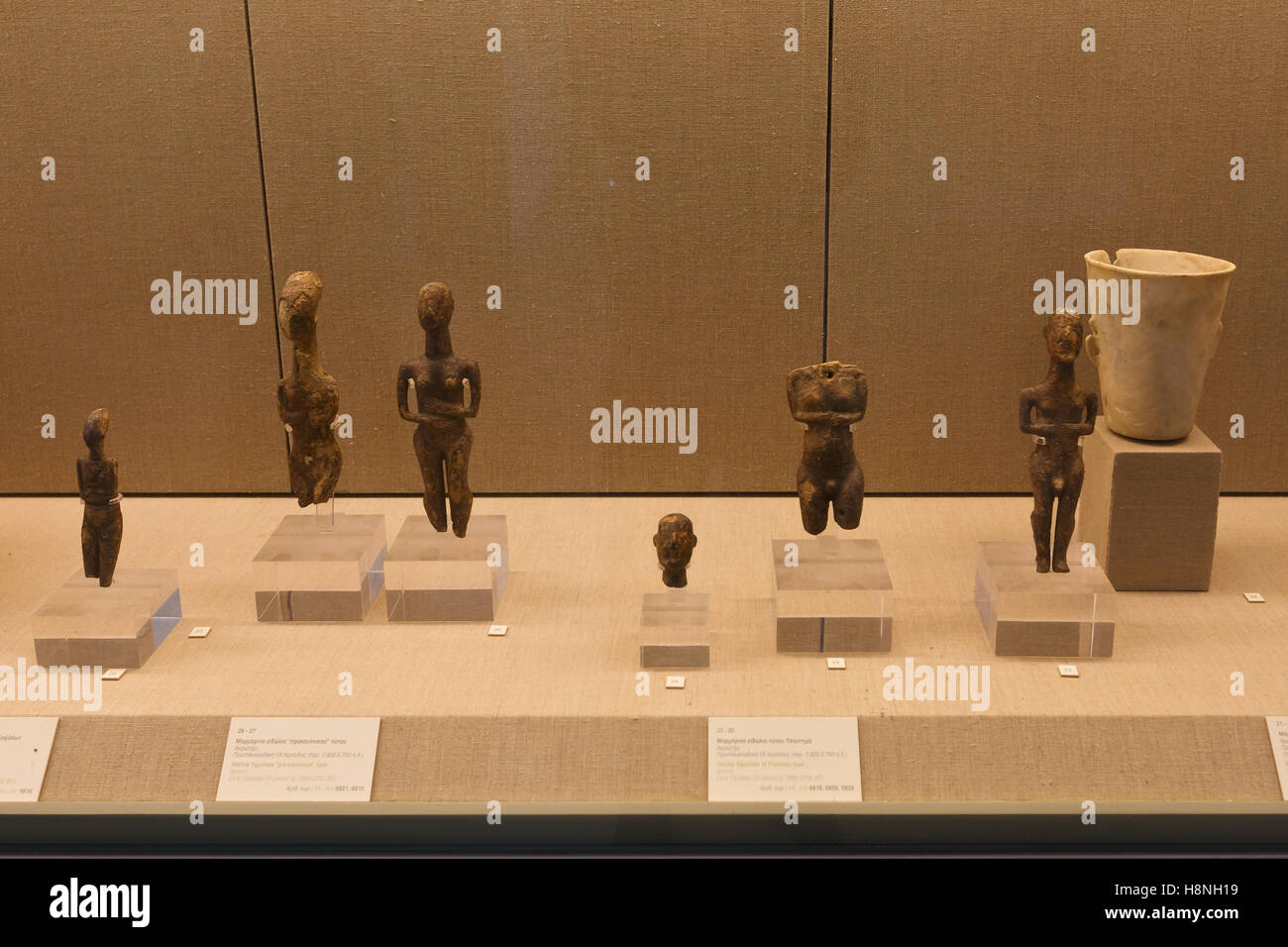 Museum of Prehistoric Thera in Fira, Santorini Stock Photo - Alamy