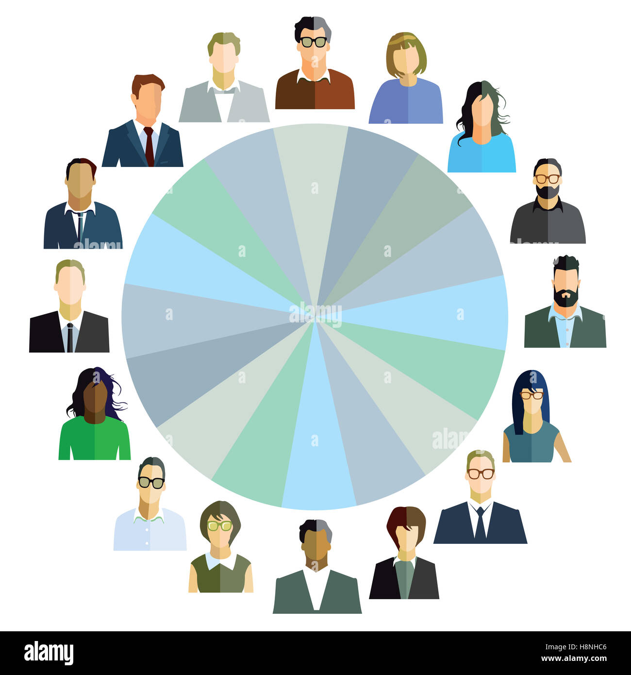 Teamwork of colleagues Cut Out Stock Images & Pictures - Alamy