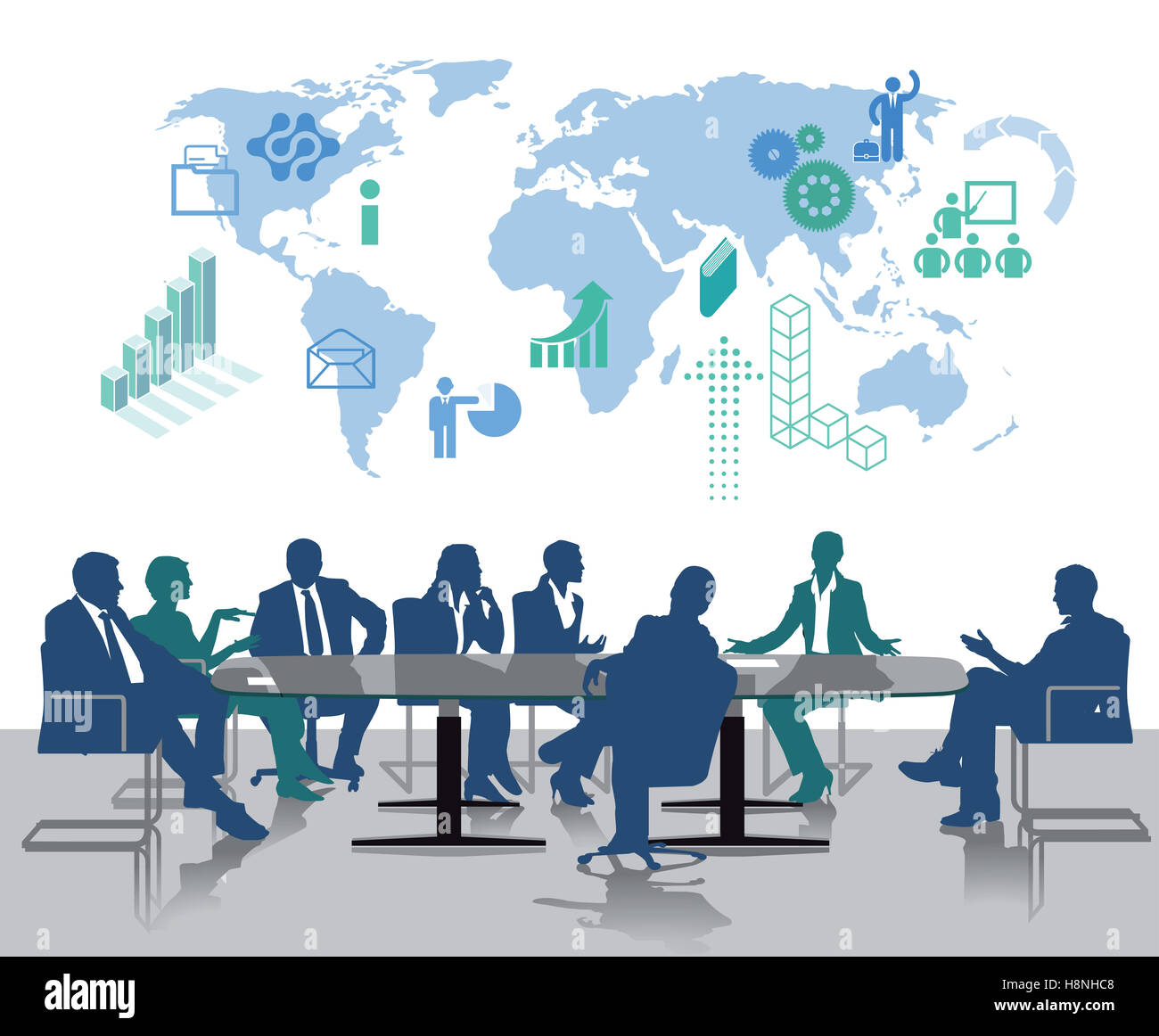Team connection hi-res stock photography and images - Alamy