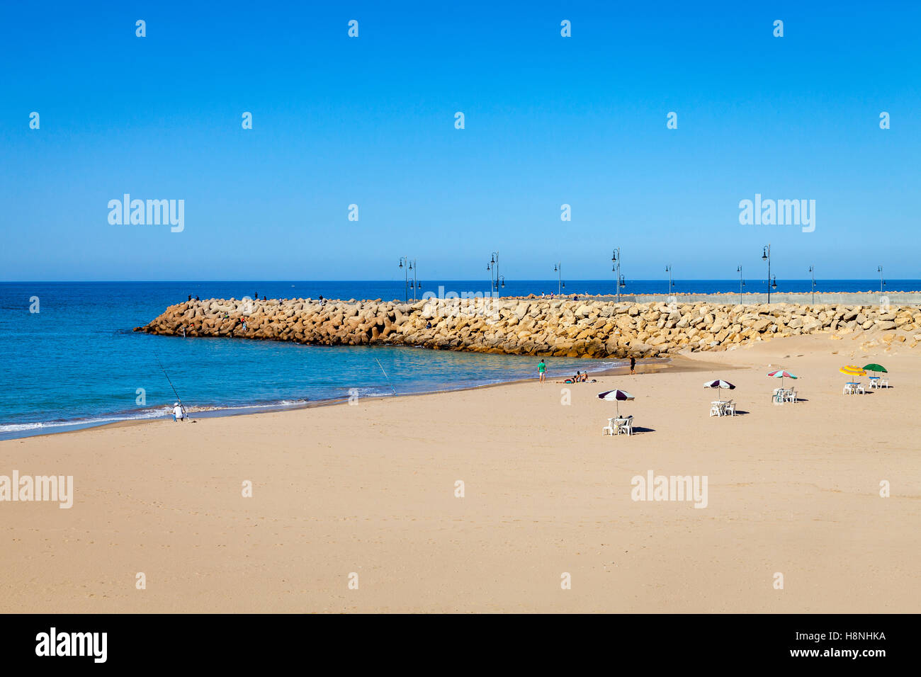 The Beach At Asilah, Morocco Stock Photo - Alamy