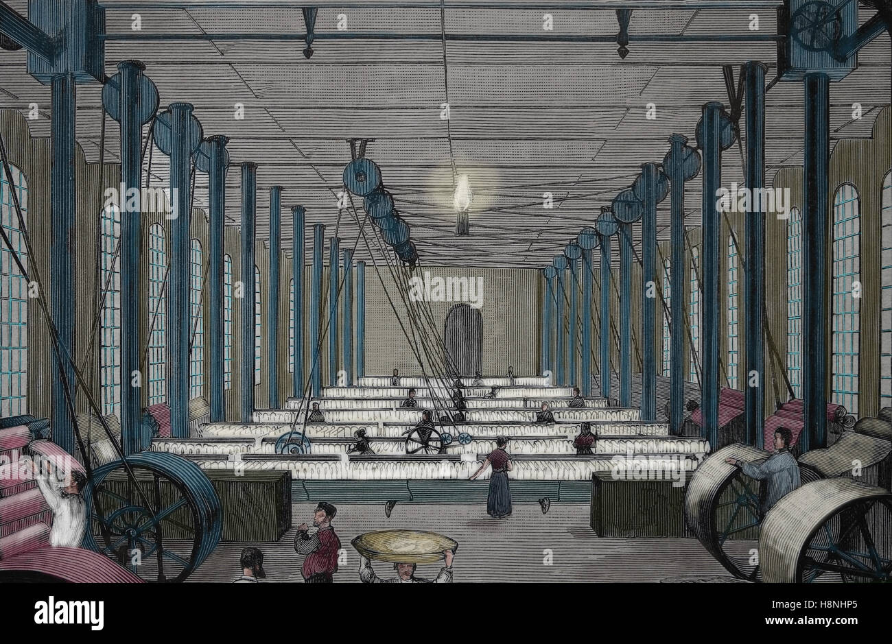 Factory interior 19th century hi-res stock photography and images - Alamy