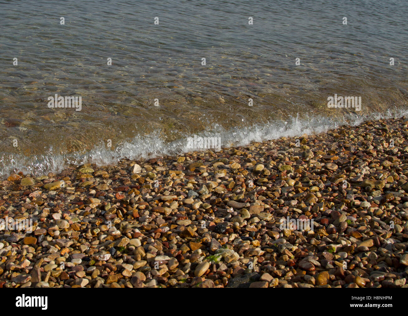 Pebble stone beaches hi-res stock photography and images - Alamy
