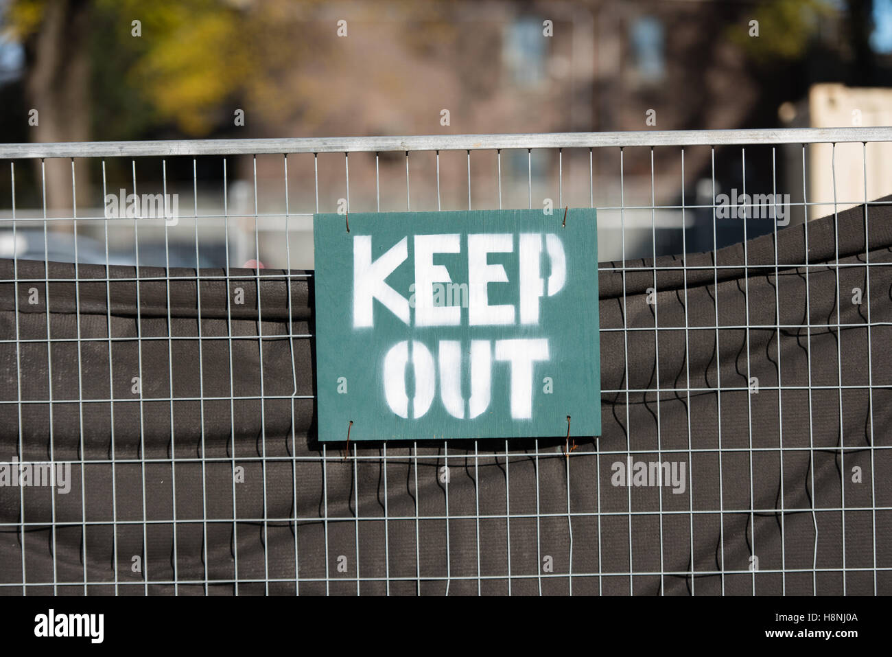 Keep out sign Stock Photo - Alamy