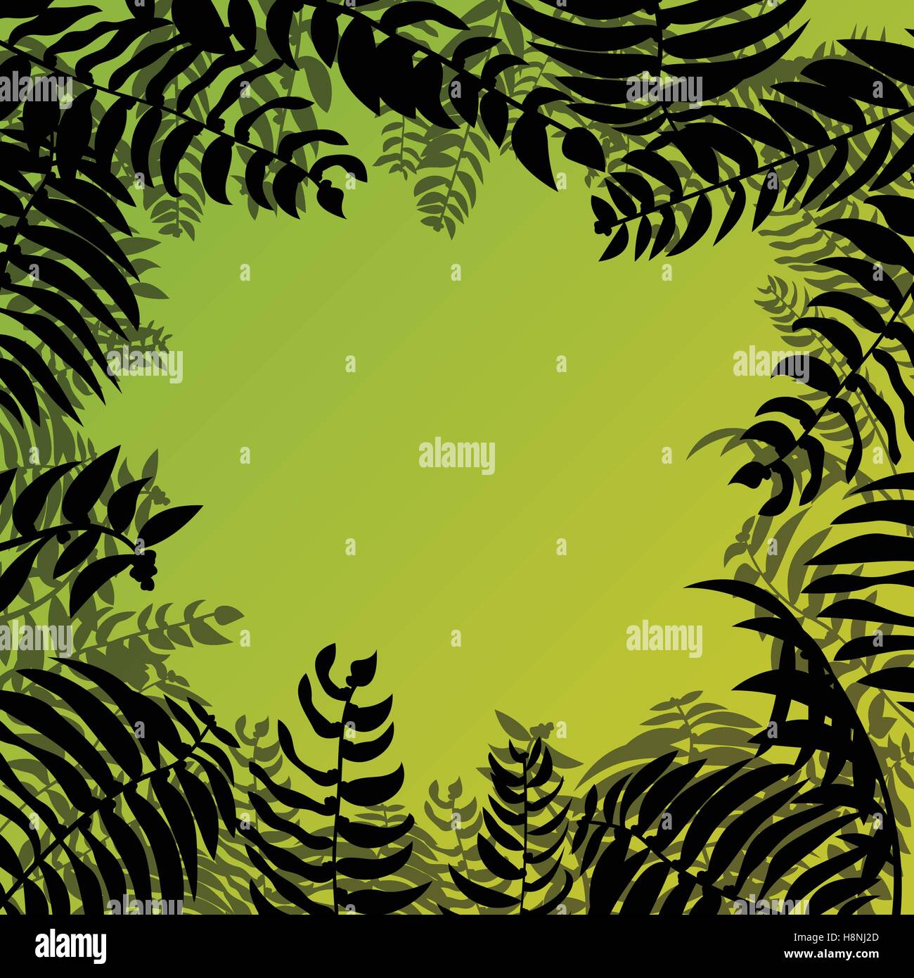 Tropical leaves foliage vector background Stock Vector Image & Art - Alamy