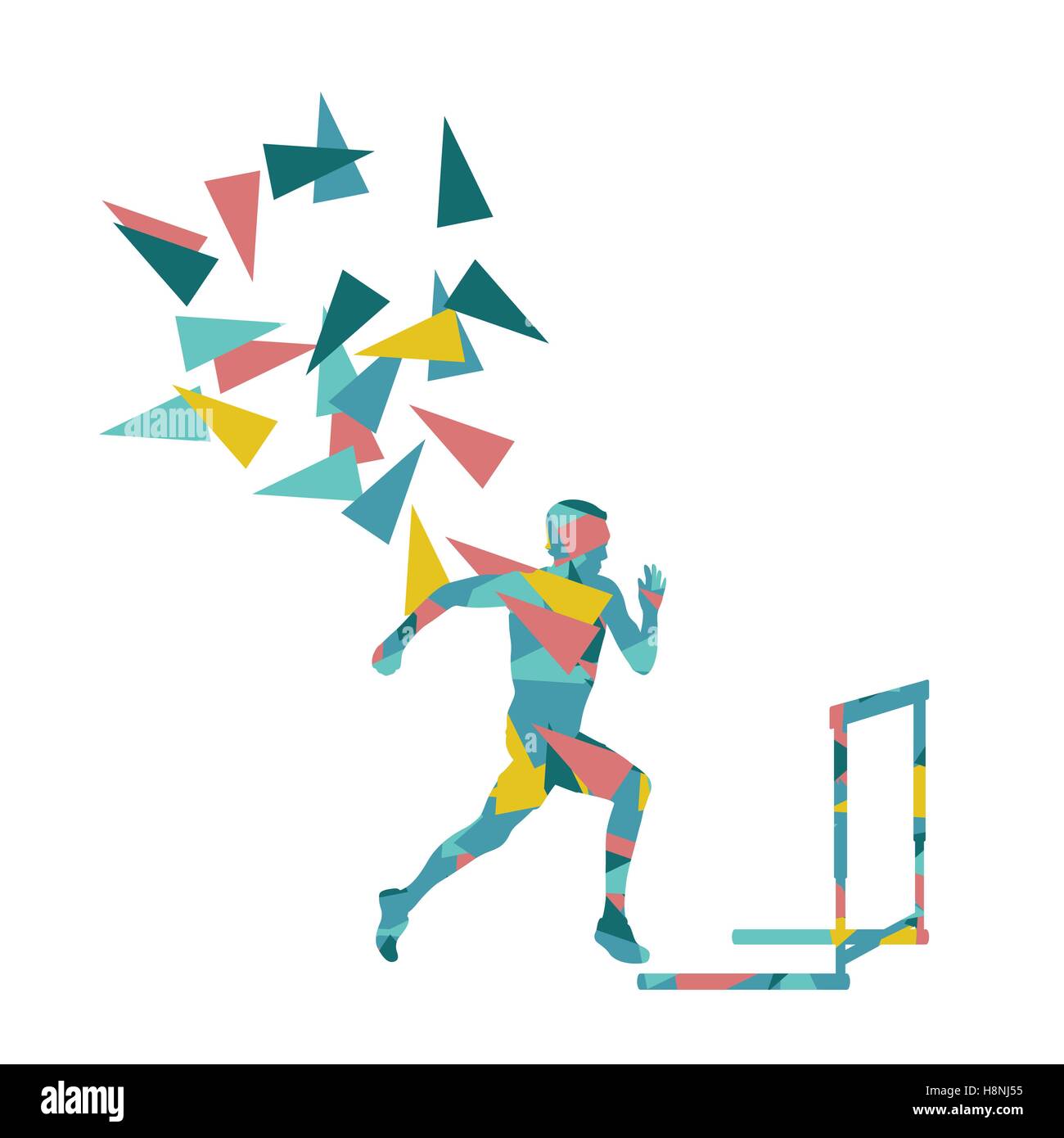 Hurdler isolated hi-res stock photography and images - Alamy