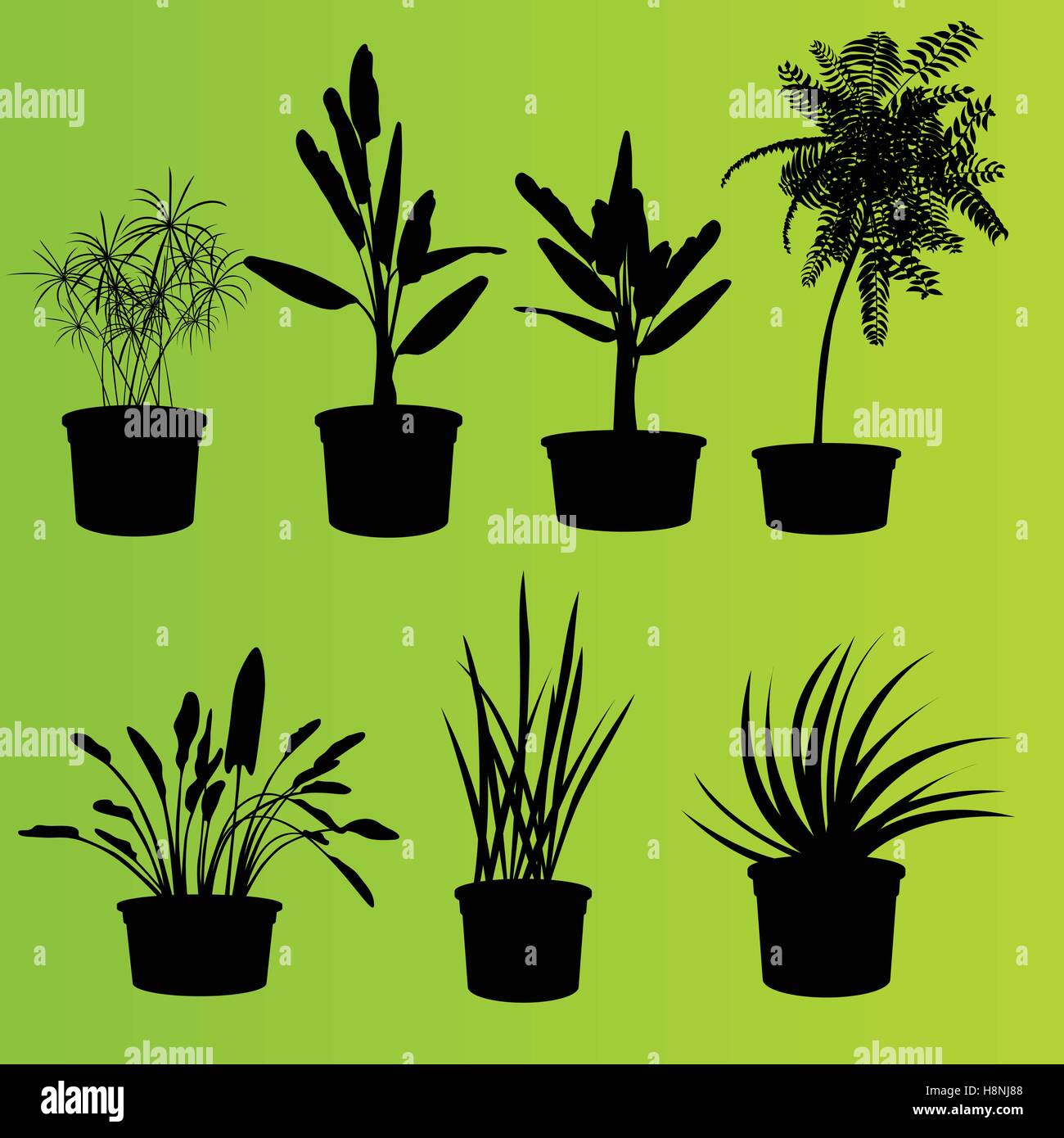 Set various tropical house Stock Vector Images - Alamy