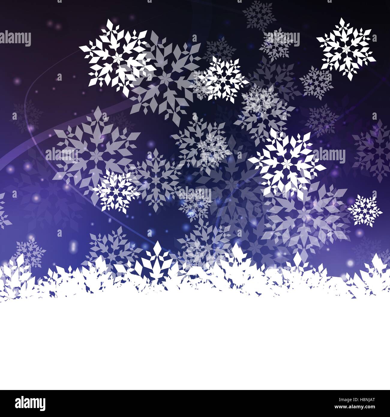 Snowflake violet vector background abstract winter concept Stock Vector ...
