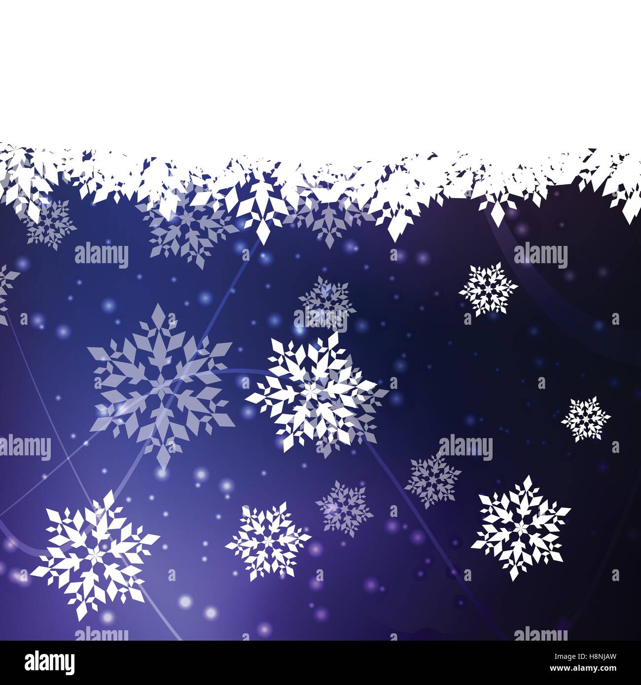 Snowflake violet vector background abstract winter concept Stock Vector ...