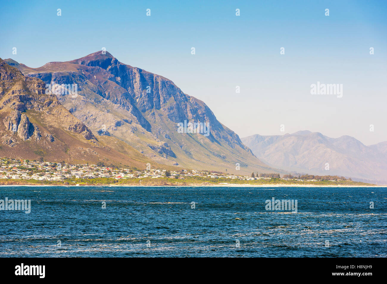 Hermanus seaside township and bay in South Africa Stock Photo - Alamy