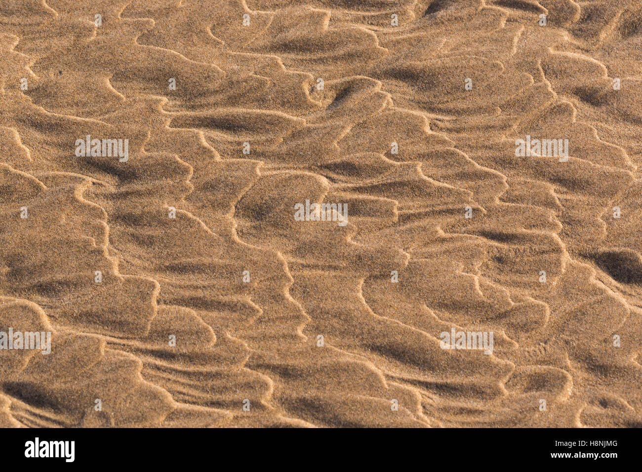 Sand Ripple Patterns Stock Photo - Alamy