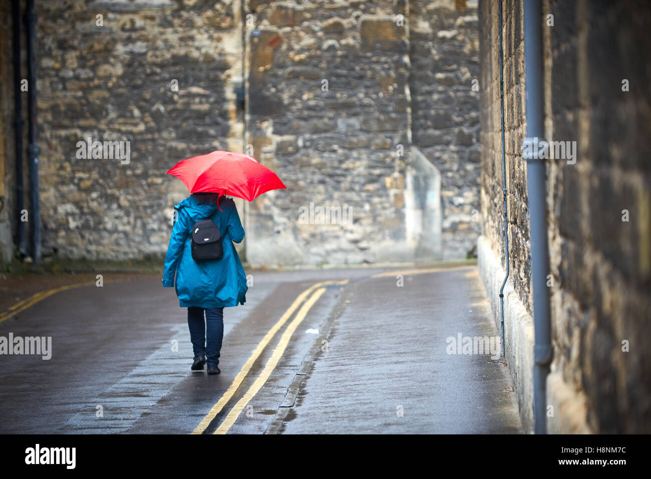 Umbrella walk rain street hi-res stock photography and images - Alamy